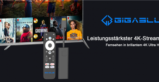 Der Giga TV Stick 4K PRO von GigaBlue - SATVISION
